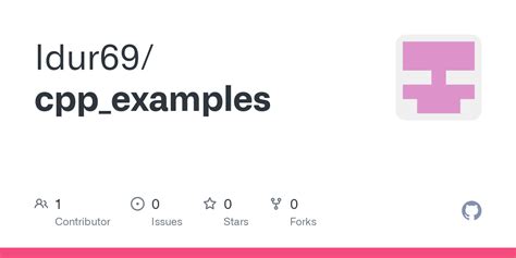 GitHub Idur Cpp Examples