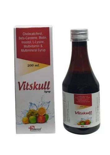 Cholecalciferol Beta Carotene Biotin Inositol L Lysine Multivitamins And Multiminerals Syrup At