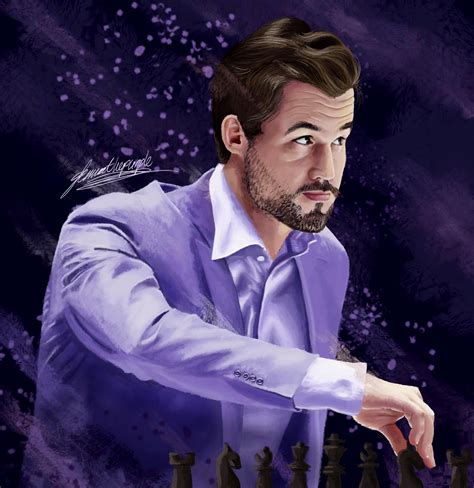 My Portrait Of Magnus Carlsen 2021 R Chess
