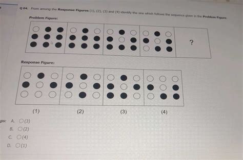 Q 04 From Among The Response Figures 1 2 3 And 4 Identify The One Which Follows The