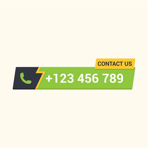 Contact Us Button With Phone Icon 35150786 Vector Art At Vecteezy