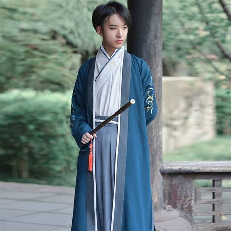 Chinese Stytle Men Clothes Clothes Ancient Costume Hanfu Male Babe Scholar Hand In New