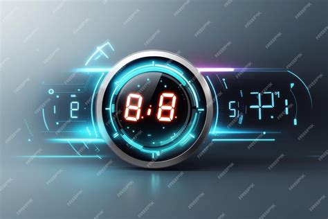 Premium Ai Image Abstract Futuristic Technology Background With