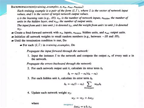 multilayer and back propagation algorithm pptx