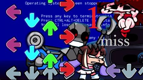 FNF QT Mod Censory Overload Hard 99 77 1 MISS YouTube