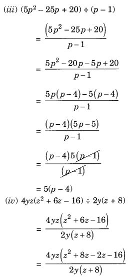 Class 8th Chapter 14 Factorisation Ncert Solution Edugrown School