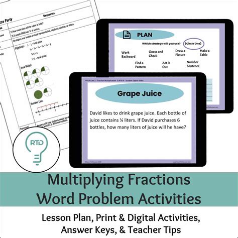 Multiplying Fractions Word Problems