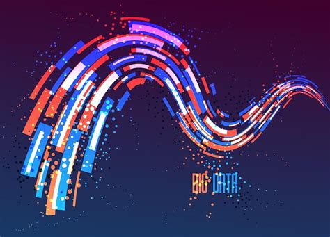 Premium Vector Abstract Lines Vector Background D Dynamic Motion Stripes Technology Or
