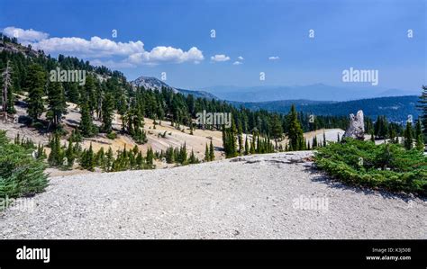 Mount Lassen Viewed From Bumpass Hell Trail Lassen Volcanic National