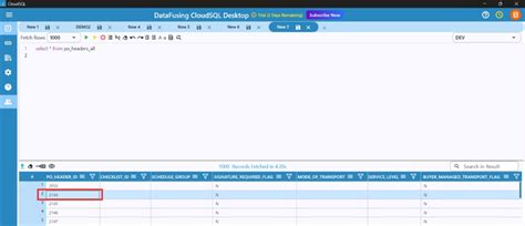 Cloudsql Result Grid A Feature Rich Interface For Working With Your