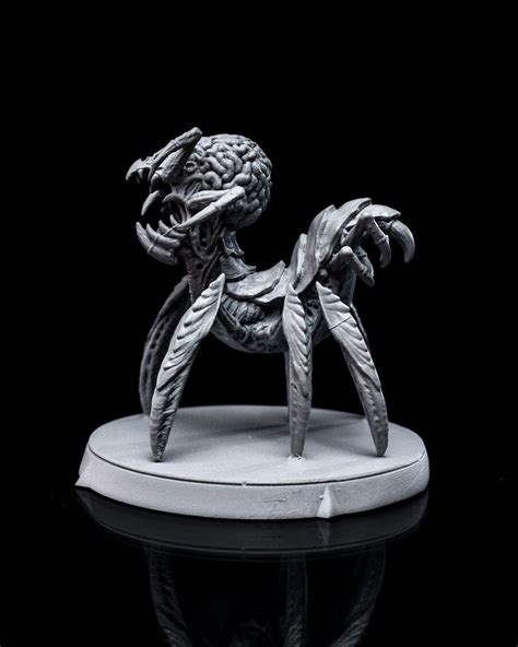 Intellect Devourer 2 Dnd Miniature Mind Flayer Enemy Dnd Tabletop Miniature 32mm 72mm Etsy
