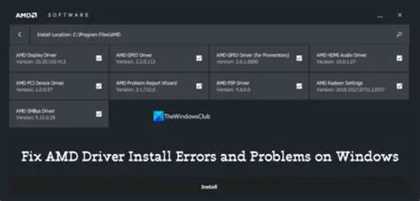 Fix AMD Driver Install Errors And Problems On Windows