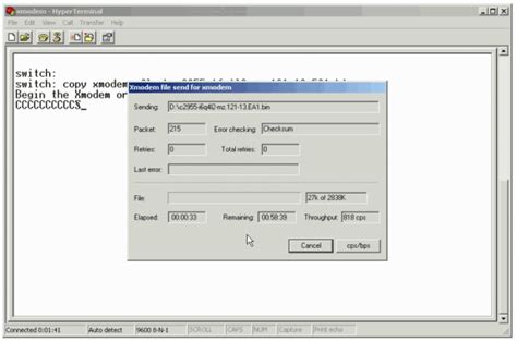 Share The Knowledge Recovering From A Cisco IOS Software Failure Via XMODEM