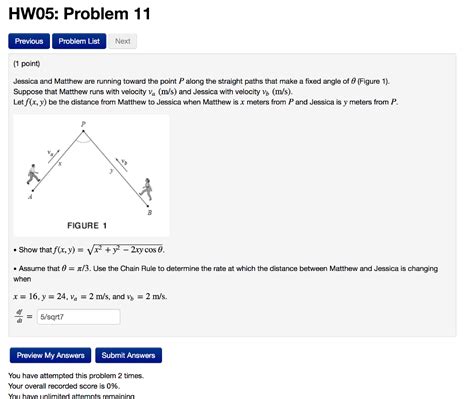 solved hw05 problem 11 previous problem list next 1 point