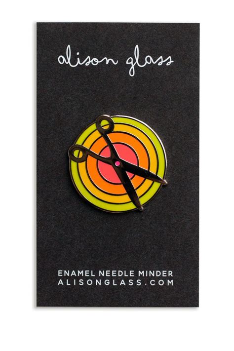 Lime Scissor Needle Minder Alison Glass