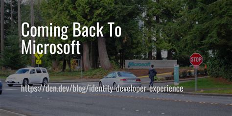 Coming Back To Microsoft · Den Delimarsky