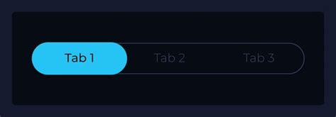 Premium Vector Selected First Tab In Menu UI Element Template
