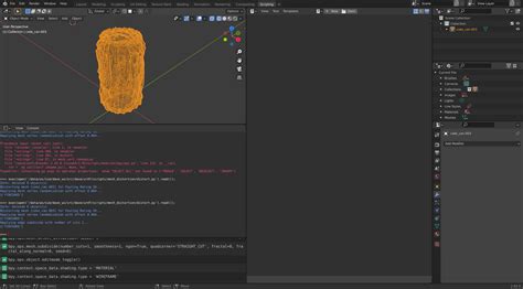 gazebo sim blender python script for programmatic mesh distortion