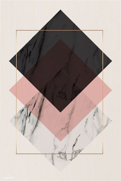 Rectangle Rhombus Frame Design Vector Premium Image By