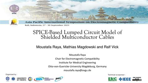 Pdf Spice Based Lumped Circuit Model Of Shielded Multiconductor Cables