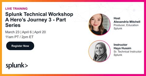 Natalie Ciura On Linkedin Splunk Technical Workshop Series Virtual