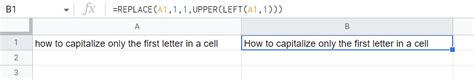How To Capitalize First Letters In Google Sheets Spreadsheet Daddy