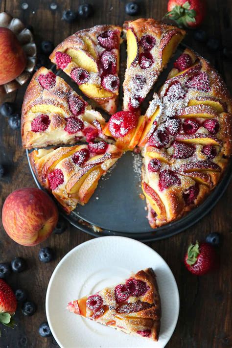 Raspberry Peach Cake Julias Album