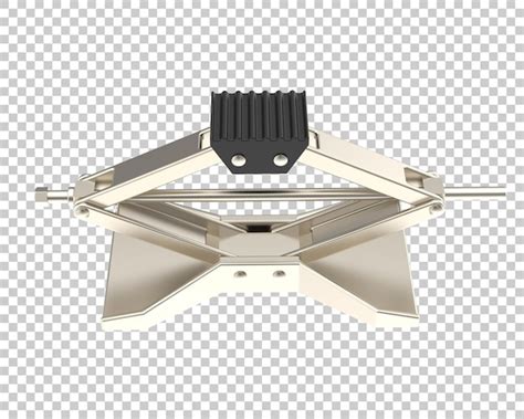 투명 배경에 고립 된 자동차 잭 3d 렌더링 그림 프리미엄 Psd 파일