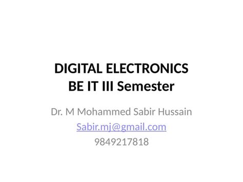 Digital Electronics Kmap Boolean Algebra Ppt
