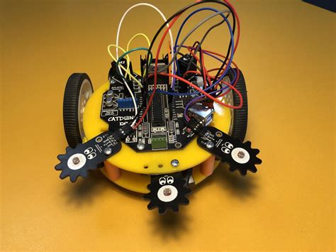 arduino light following robot with catduino 9 steps instructables