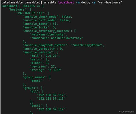 Ansible中的变量及加密ansible Hosts文件加密 Csdn博客