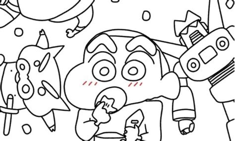 짱구는 못말려 색칠공부 도안 공유 2 네이버 블로그