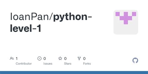 Github Ioanpanpython Level 1