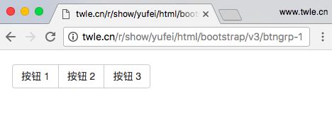 Bootstrap 按钮组 Bootstrap 基础教程 简单教程简单编程