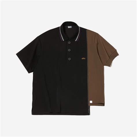 컬러비콘 24ss 폴로 셔츠 블랙 Kolor Beacon Kream