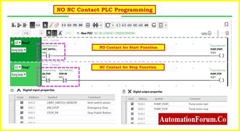 Understanding NO Vs NC Contacts Is Key For Logic Writing In PLC Programming