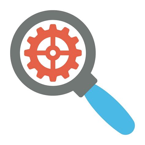 A Magnifier Over Cogwheel Symbolising Research Optimization 27194829
