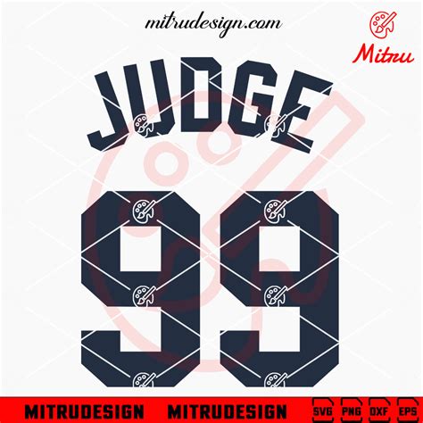 Judge 99 Jersey Svg Aaron Judge Yankees Svg Png Dxf Eps For Shirts Dinosvg