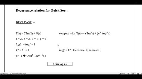 Quick Sort Explanation Youtube