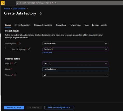 Configure A Simple Azure Batch Job With Azure Data Factory Microsoft