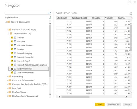 importing model json to create a new dataflow bi polar