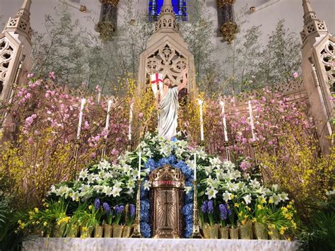Easter Altar 2017 Sacred Hearts St Stephen