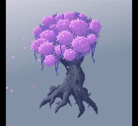 Pixel Art Tree  The Cool Thing About Them Is When They Are Scaled