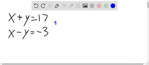solved let x represent one number and let y represent the other number