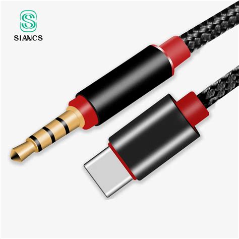 Type C Male To Mm Male Car Aux Audio Cable Adapter Usb Type C Usb C To Mm Aux Audio