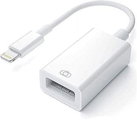 Apple Lightning To Usb Camera Adapter Usb 3 0 Otg Cable Adapter Compatible With Iphone Ipad
