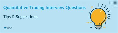 Quantitative Trading Interview Questions The Top Quantitative Trading