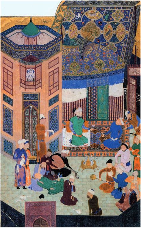 ضیافت سلطان حسین بایقرا Persian Art Painting Islamic Art Islamic
