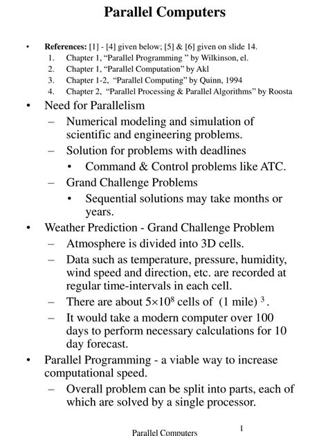 Ppt Parallel Computers Powerpoint Presentation Free Download Id1784593