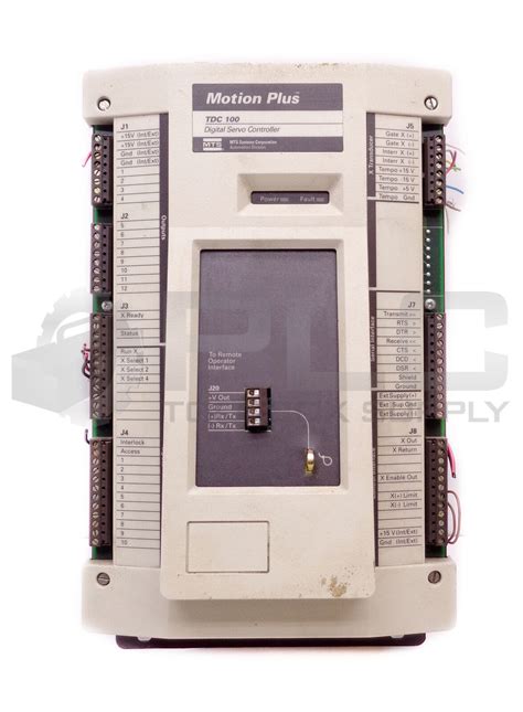 MTS SYSTEMS TDC 100 MOTION PLUS DIGITAL SERVO CONTROLLER 90 264VAC TDC 100 PLC Toolbox Supply
